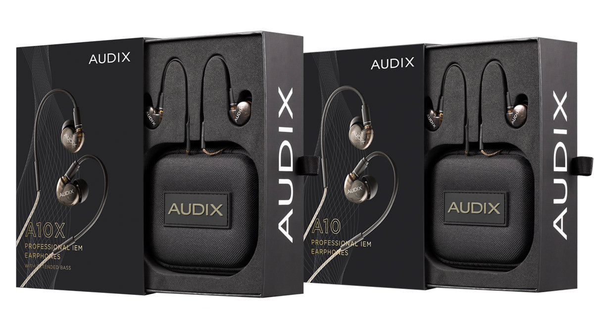 AUDIX LANZA LOS AUDÍFONOS IN-EAR A10 Y A10X — Musical Boutique