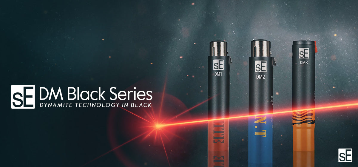 Lo nuevo de sE Electronics - DM BLACK SERIES | V2 SWITCH XLR QTR ...